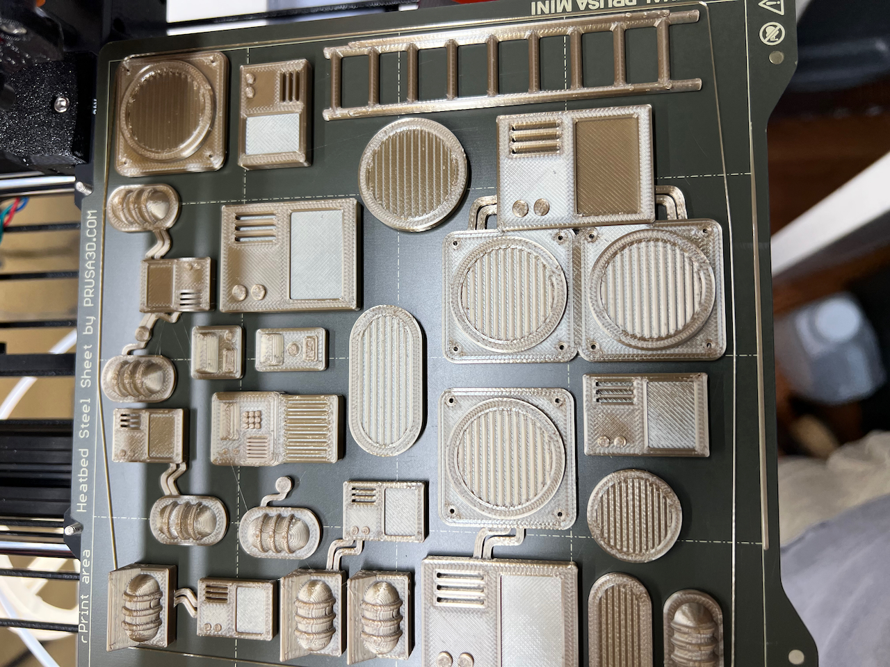 Greebles Part 2! Lights, Power units, Vents, Ladder, Control units and ...