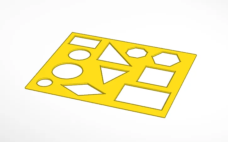 Template geometric by Peter | Download free STL model | Printables.com