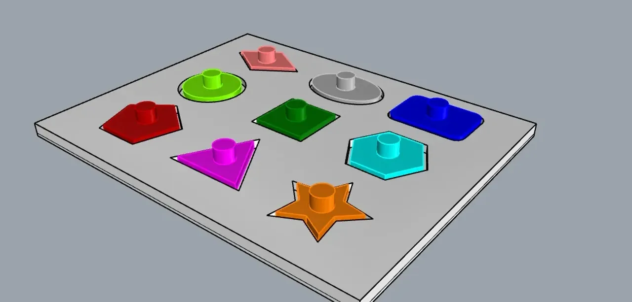 Toddler Puzzle block toy by Designrdy | Download free STL model ...