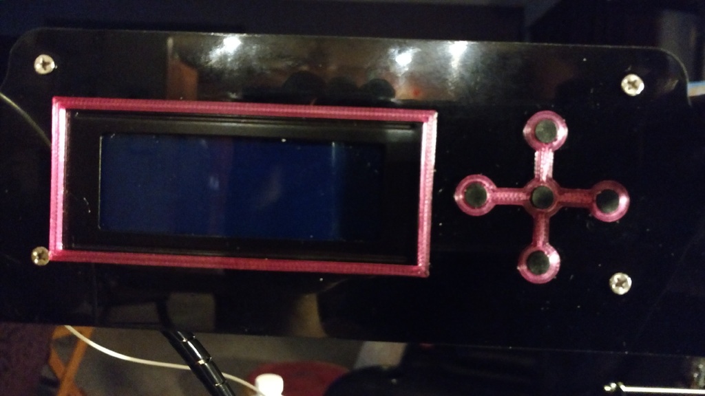 Anet A8 LCD Bezel for v1 & v2 by SteveGotthardt | Download free STL model | Printables.com