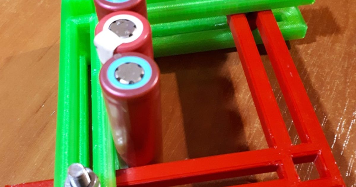 18650 battery spot welding jig von 1REK | Kostenloses STL-Modell ...