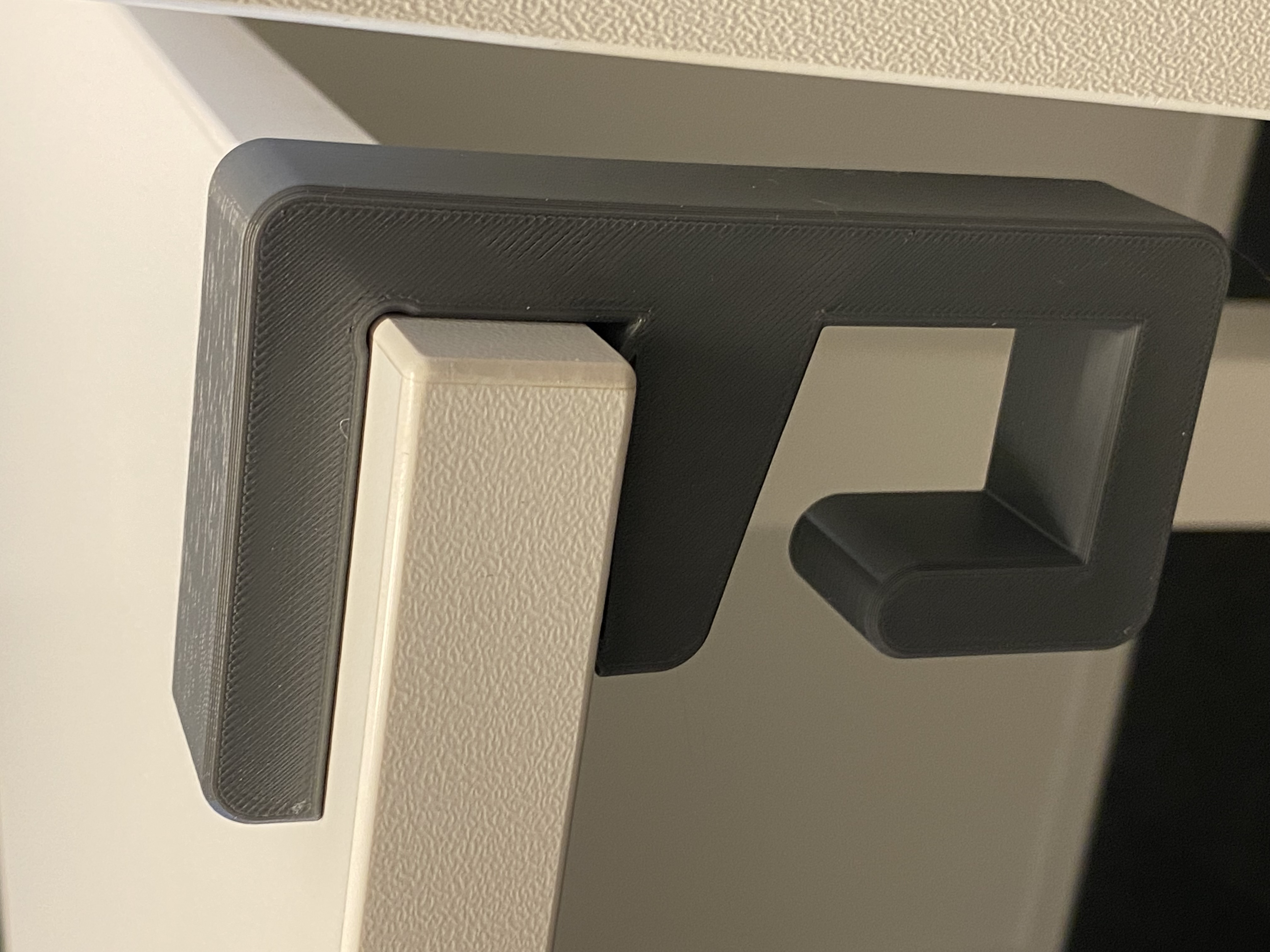DeskHook - Hook for your desk by visle | Download free STL model ...