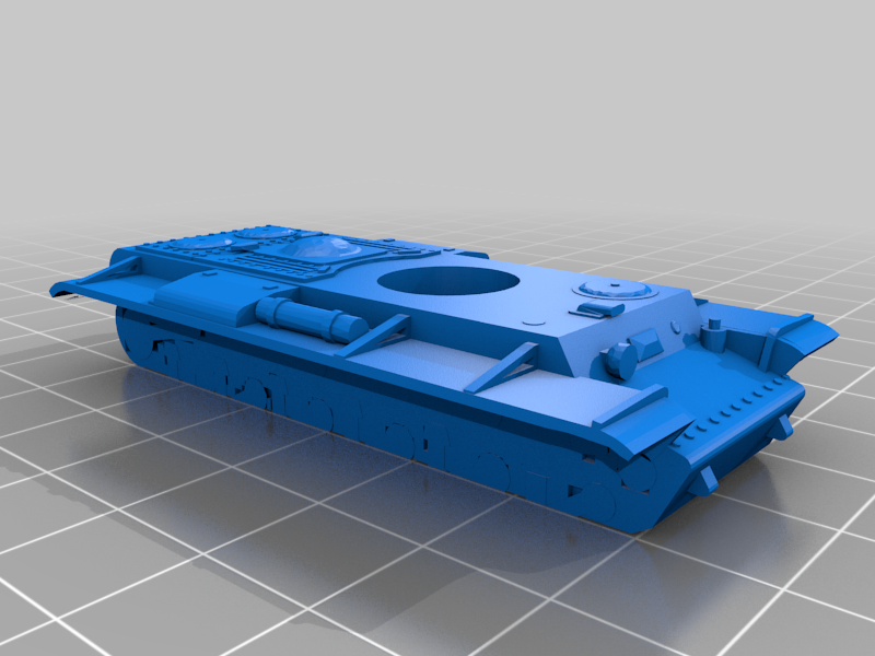 KV Hull w/ separate tracks by Ivy | Download free STL model ...