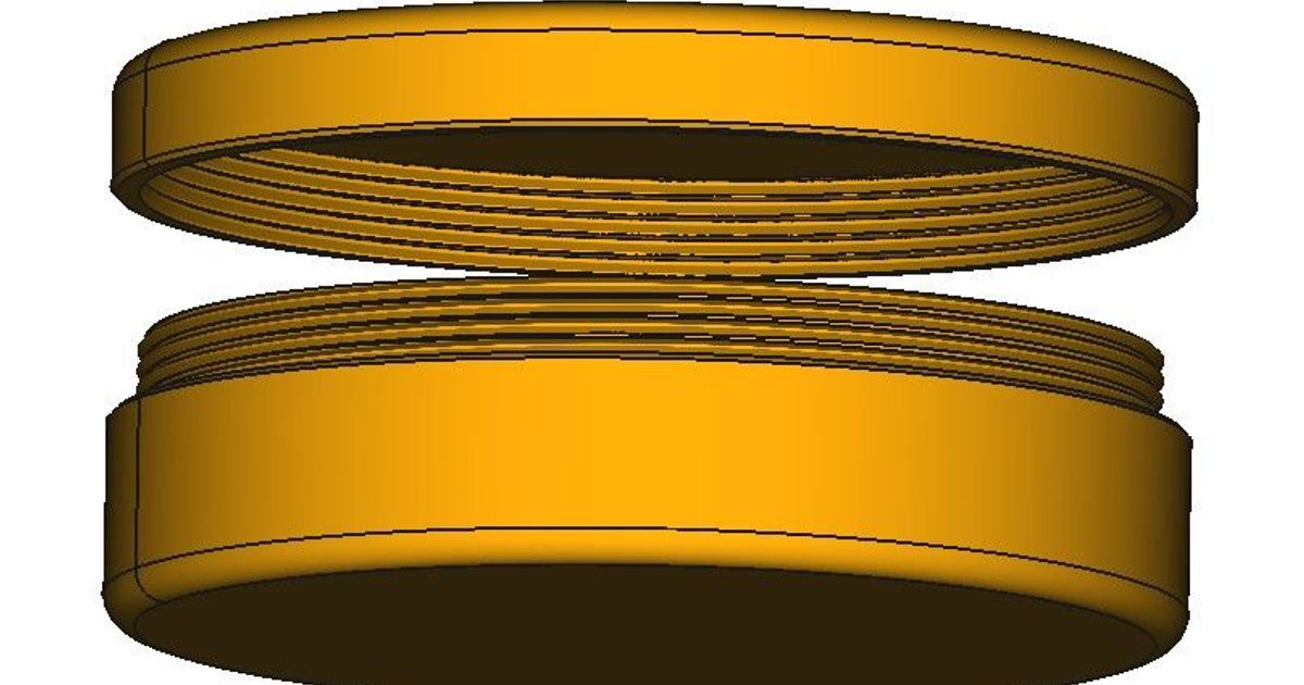 Round pill-box by PHabermehl | Download free STL model | Printables.com