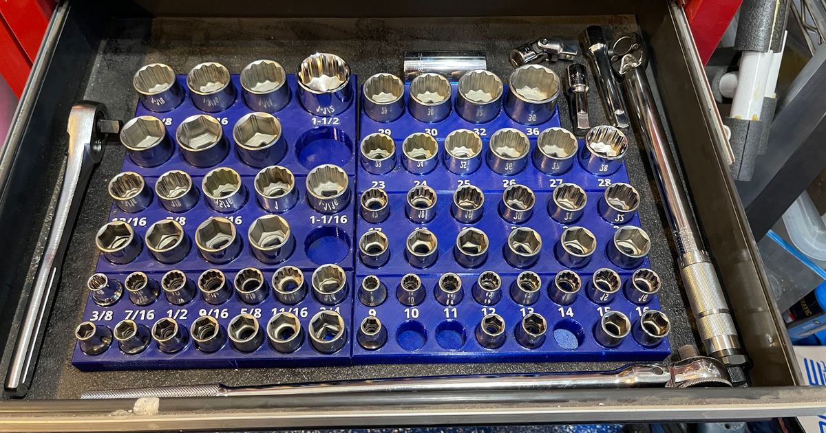 Socket trays: Craftsman 1/2" drive metric by caveduck | Download free ...