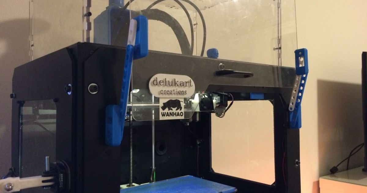 duplicator 4s door lift hinge.. v1.2 (should work with makerbot ...