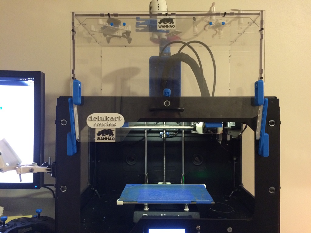 duplicator 4s door lift hinge.. v1.2 (should work with makerbot ...