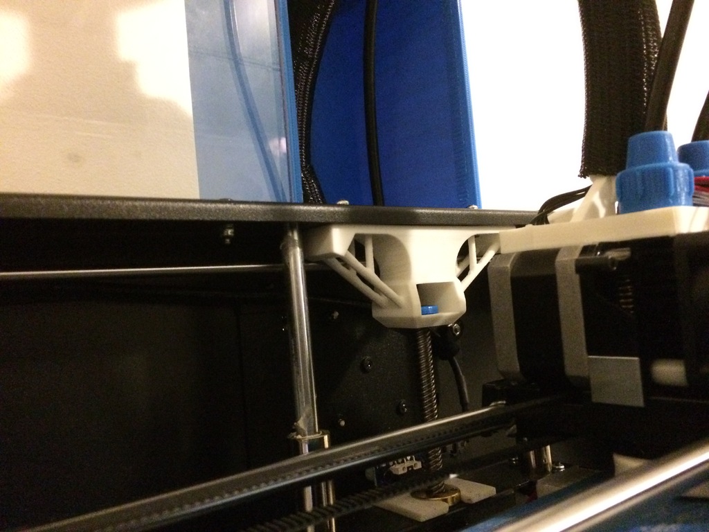 wanhao duplicator 4s z-axis-brace and bushing by Delukart | Download ...