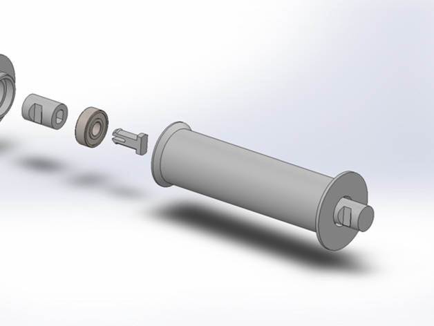 Crealty Universal Spool Roller by Usman Suriono | Download free STL ...