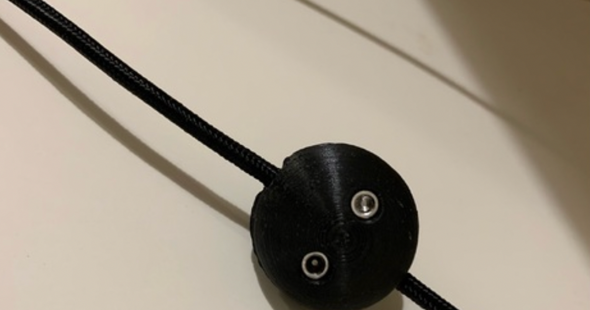 Spherical cable stopper by albeminimi | Download free STL model ...