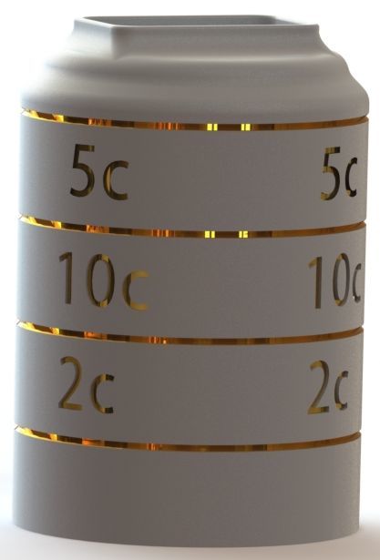 Coins sorter by Maspat971 | Download free STL model | Printables.com