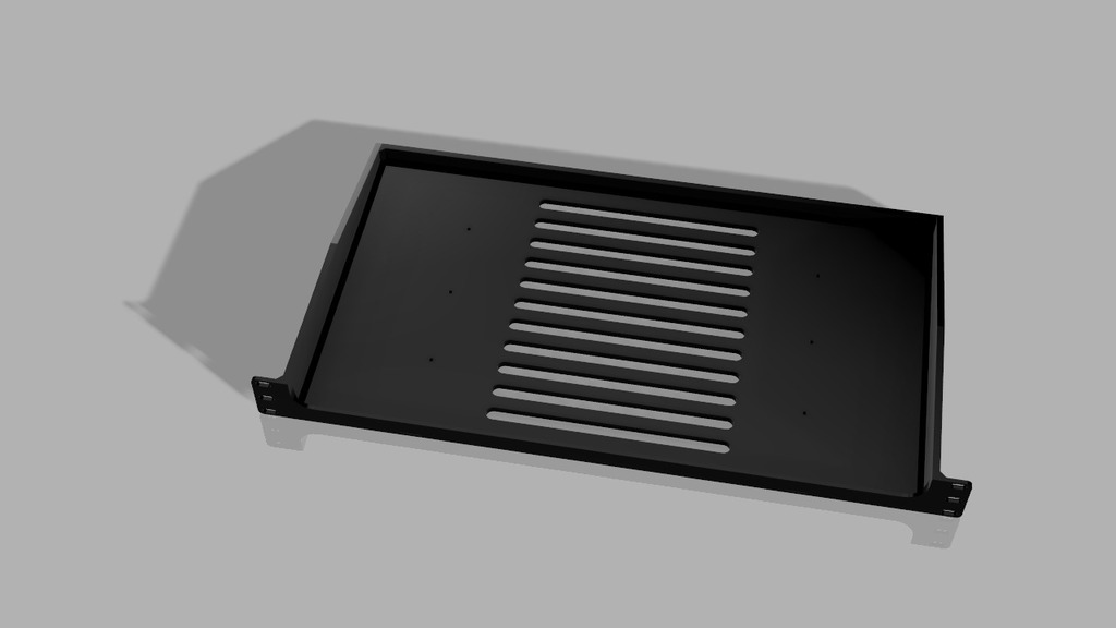 19" 1U Rack Mount Shelf por xfifi | Descargar modelo STL gratuito ...