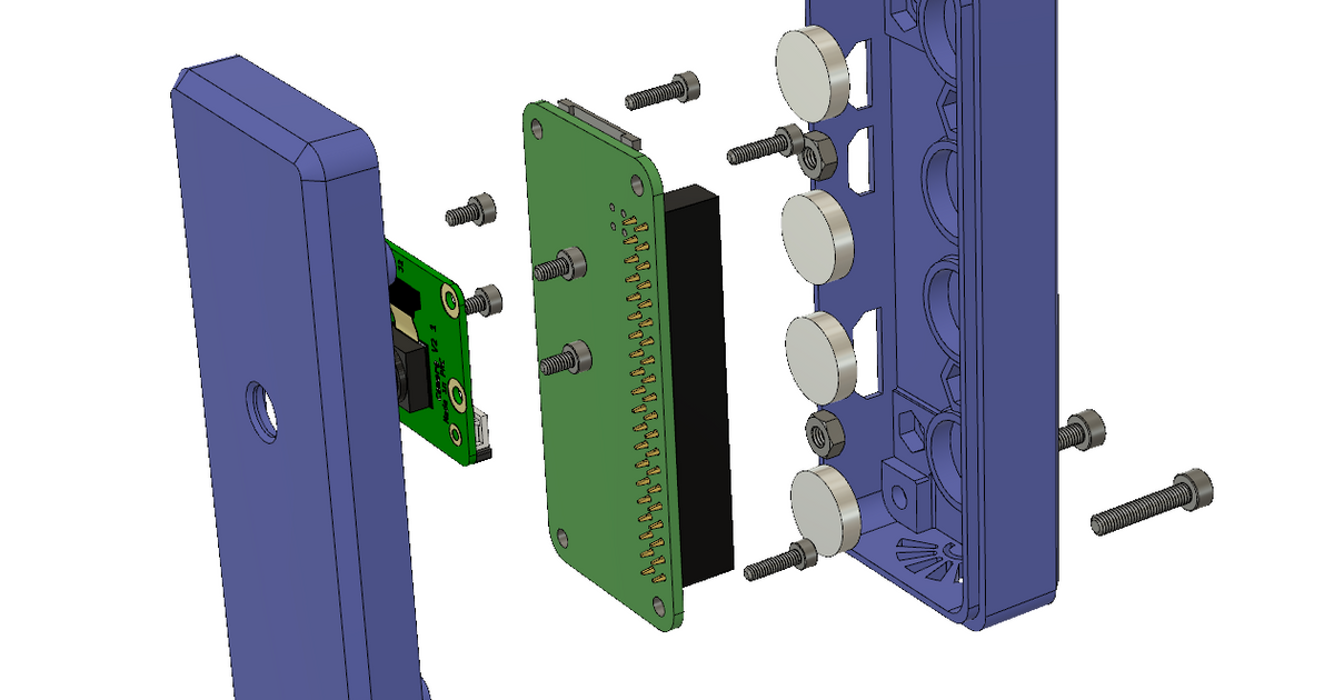 Pi Zero W Camera Case by RubenRybnik | Download free STL model ...