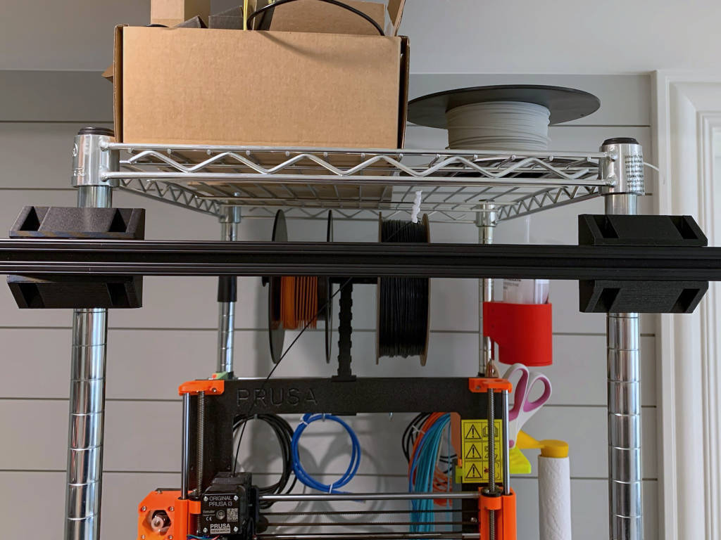 Wire Shelf to 8020 Series 10 extrusion Adapter by NotLikeALeafOnTheWind ...