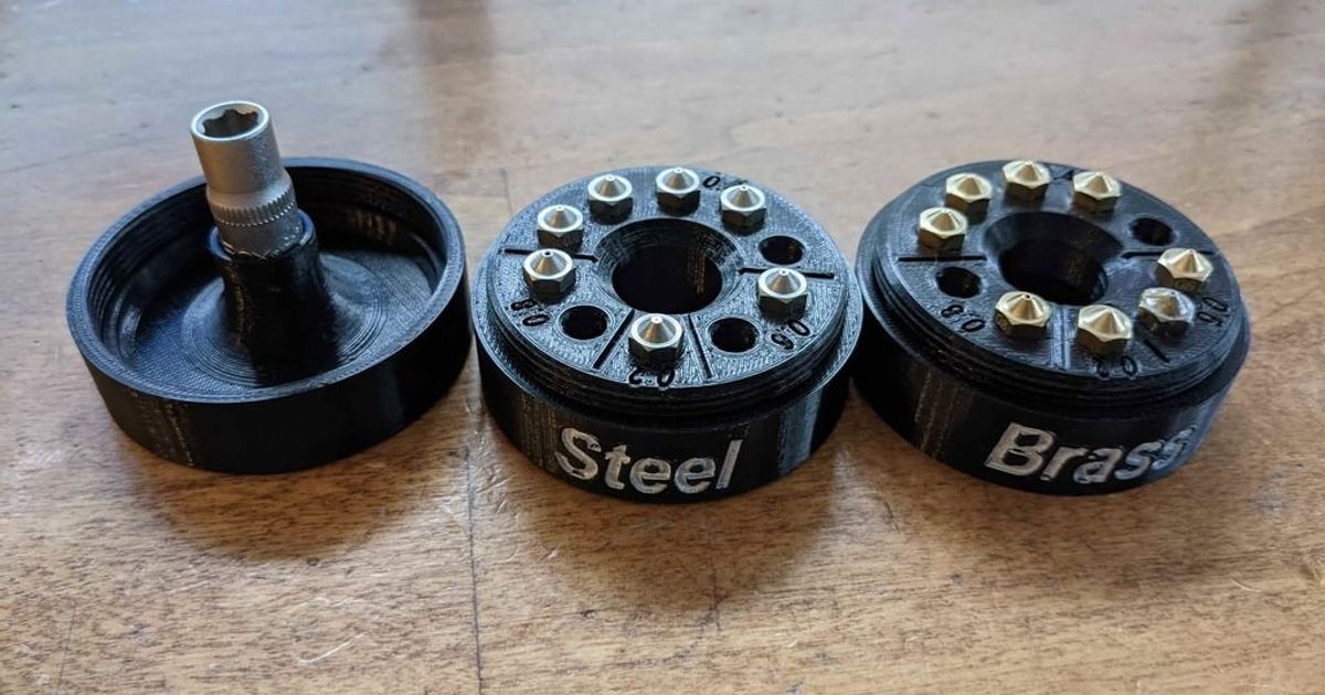 Nozzle container by Friedl | Download free STL model | Printables.com