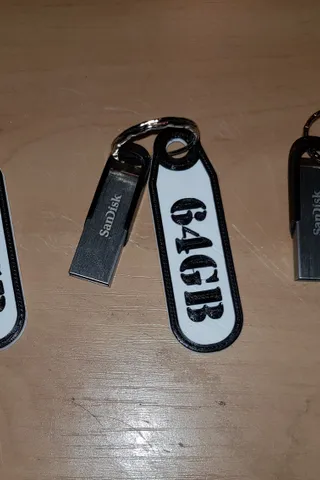 USB Stick Label by AraBon | Download free STL model | Printables.com