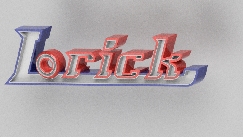Illuminate Name sign Lorick by Qtronik | Download free STL model ...