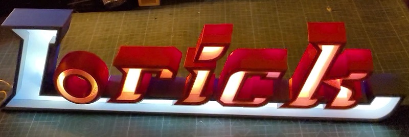 Illuminate Name sign Lorick by Qtronik | Download free STL model ...