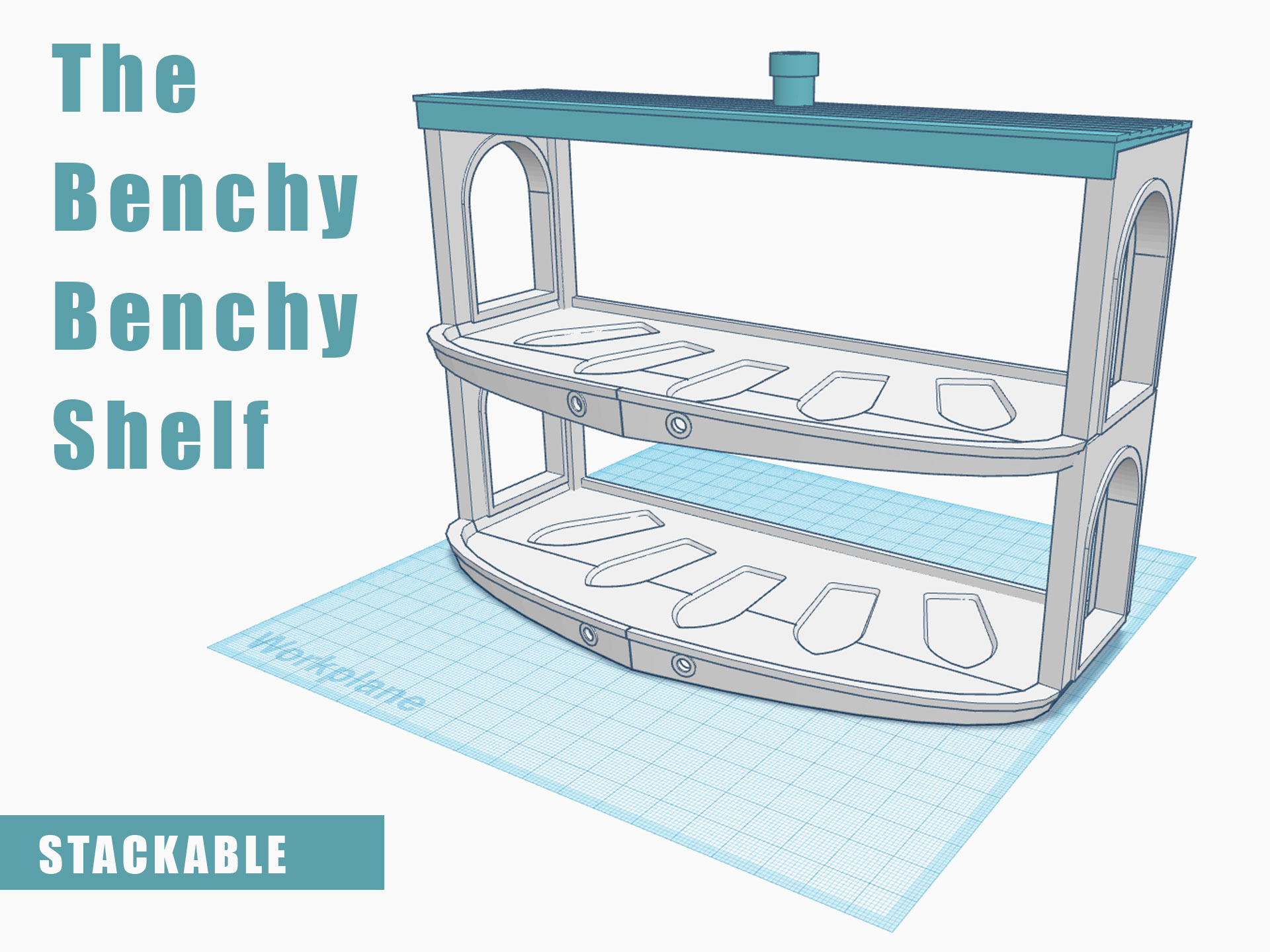 Benchy Benchy Storage Shelf by n3rding | Download free STL model ...