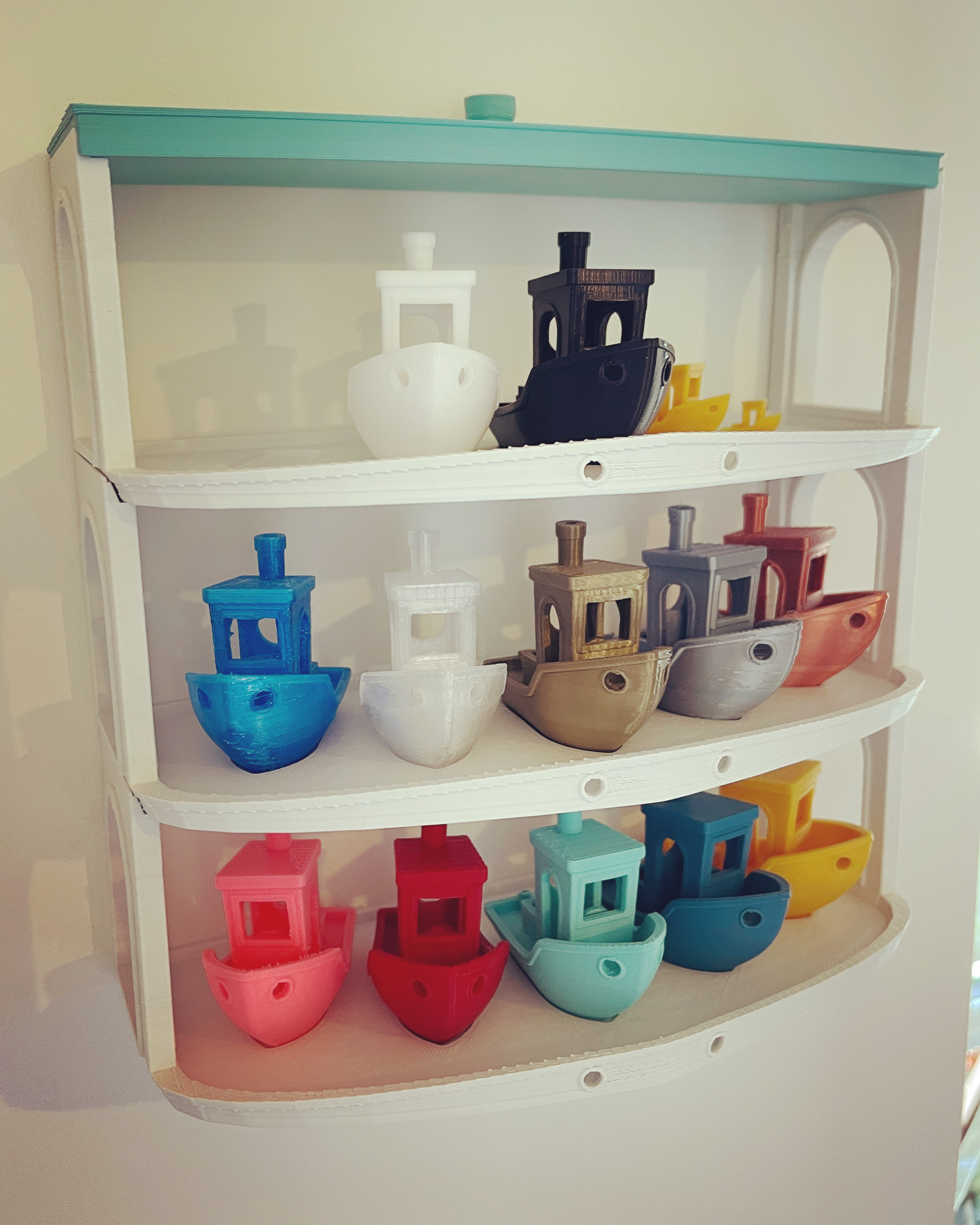 Benchy Benchy Storage Shelf by n3rding | Download free STL model ...