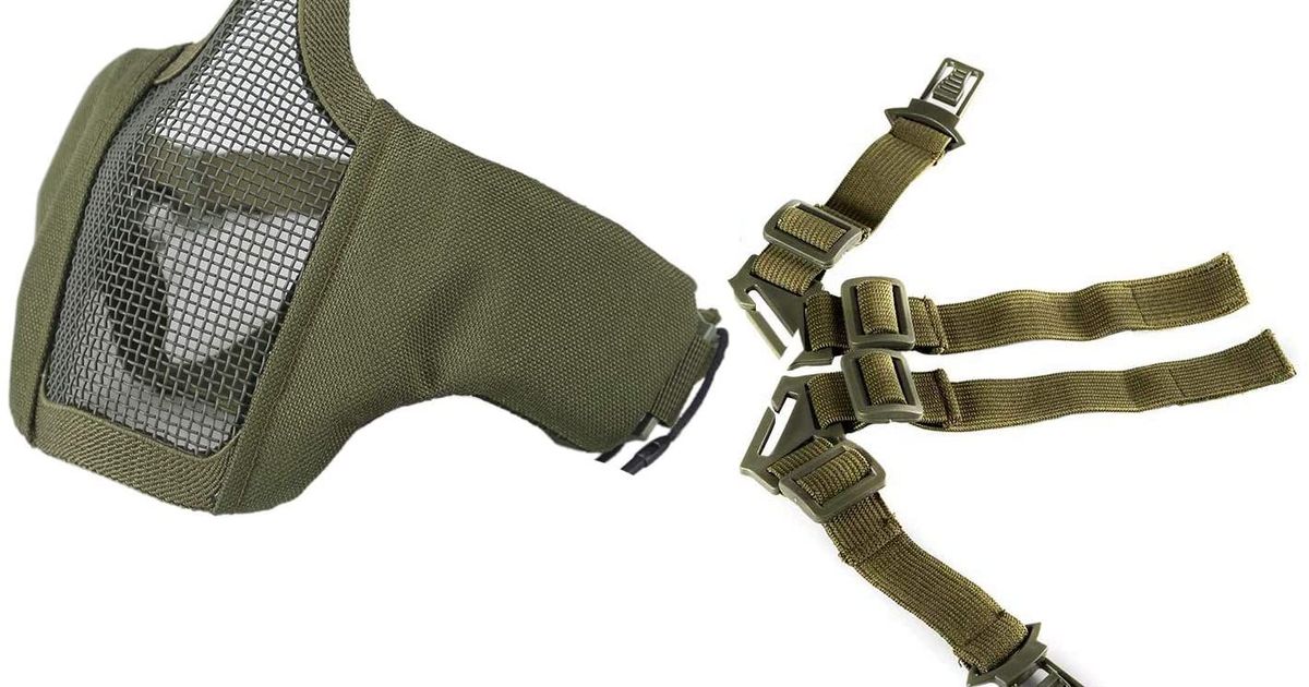 Replacement Tabs for OneTigris Airsoft Mask by LastByte | Download free ...