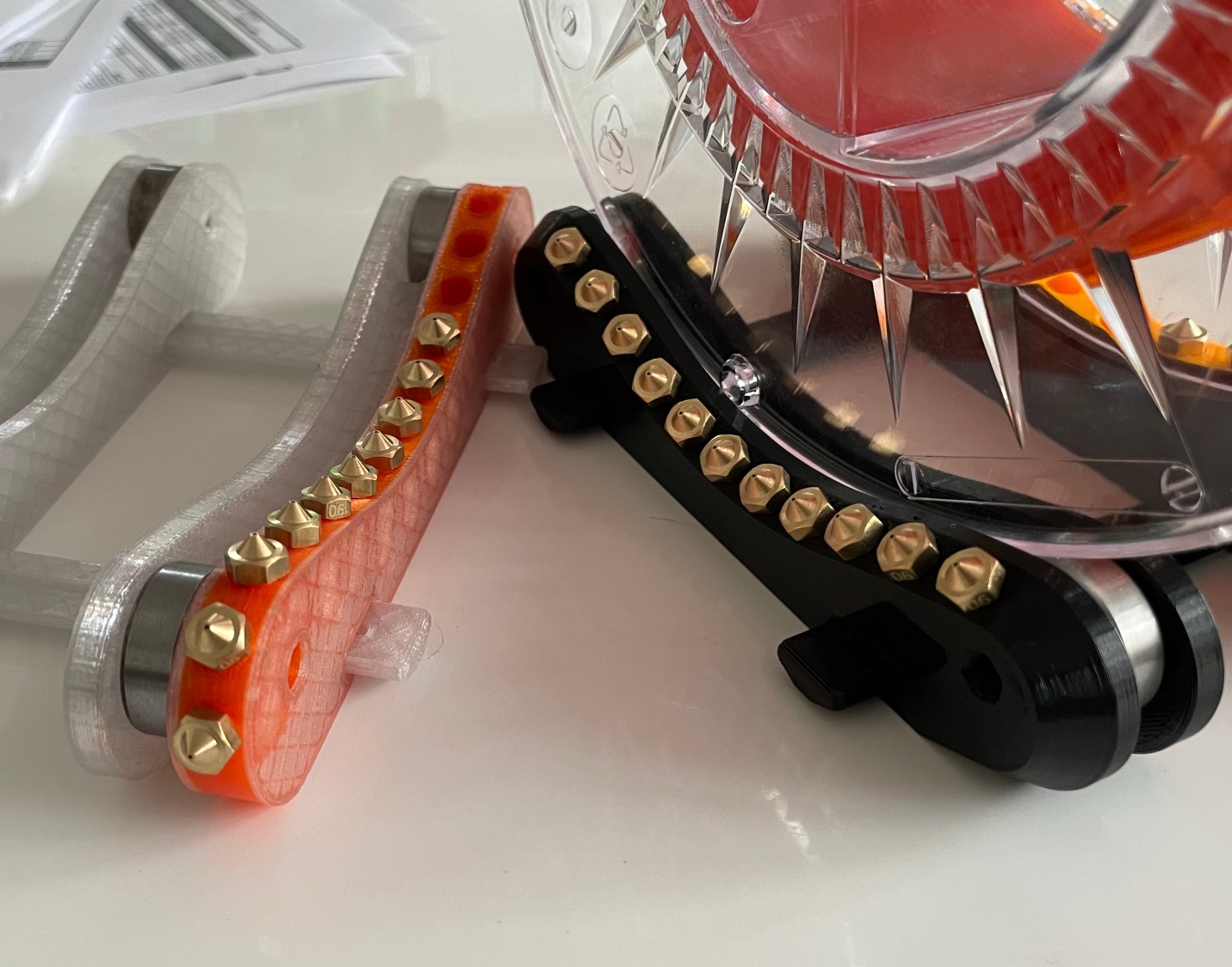 Mini spool holder with nozzles by RostaP | Download free STL model ...
