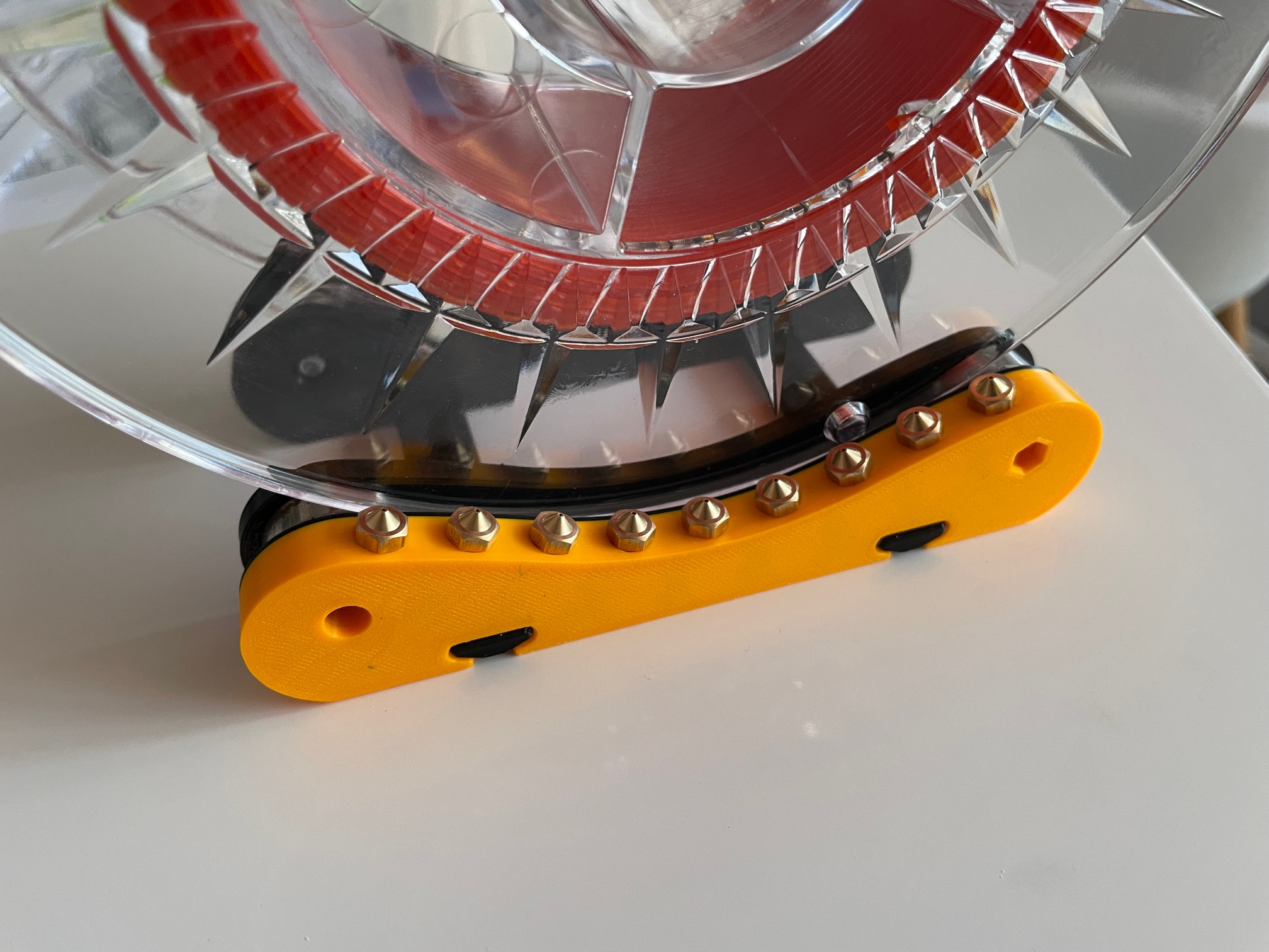 Mini spool holder with nozzles by RostaP | Download free STL model ...