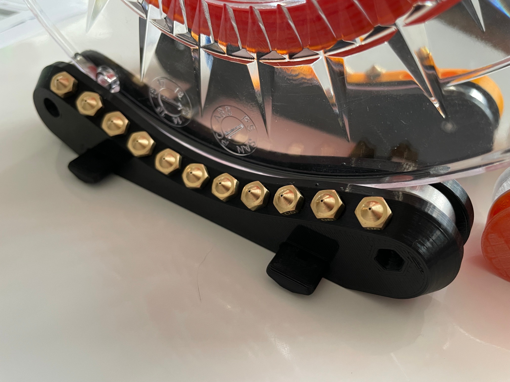 Mini spool holder with nozzles by RostaP | Download free STL model ...