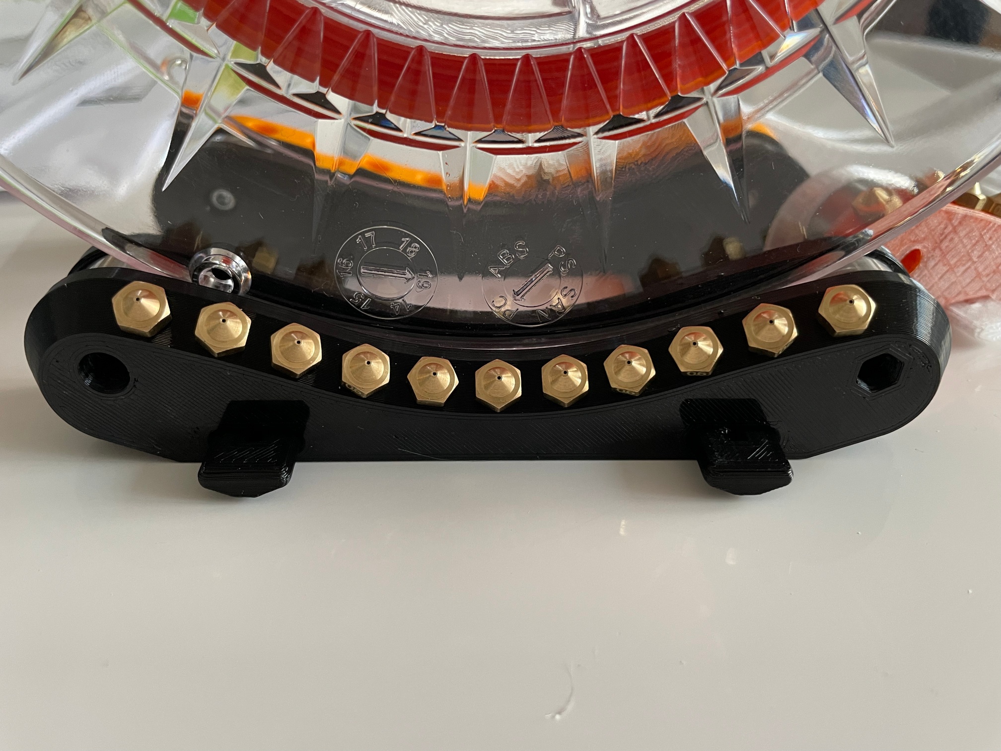 Mini spool holder with nozzles by RostaP | Download free STL model ...