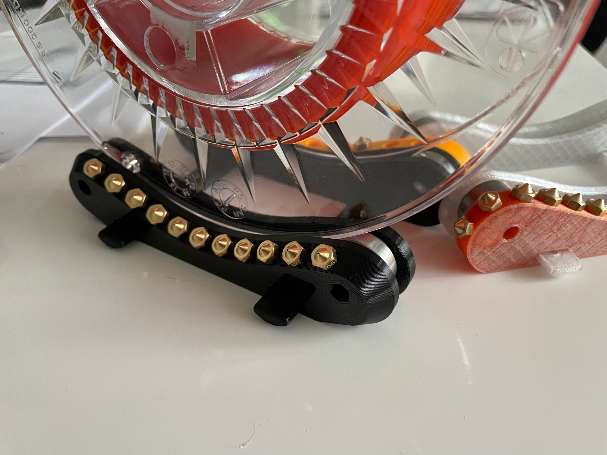 Mini spool holder with nozzles by RostaP | Download free STL model ...
