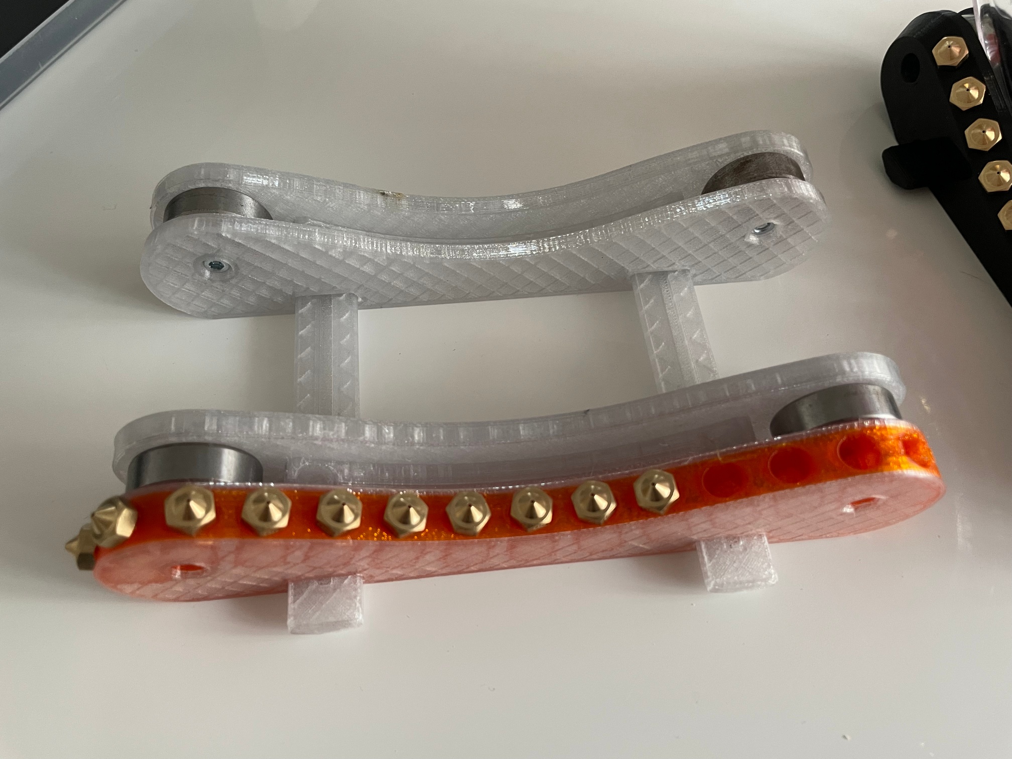 Mini spool holder with nozzles by RostaP | Download free STL model ...