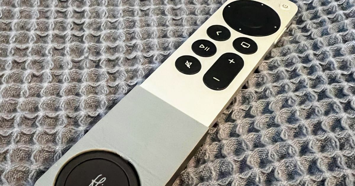 Flic Button Holder for Apple TV Remote by DaSpaceman | Download free ...