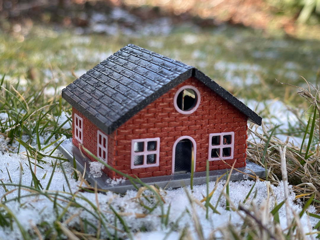 Foldable Brick Cottage por Desktop Makes | Descargar modelo STL ...