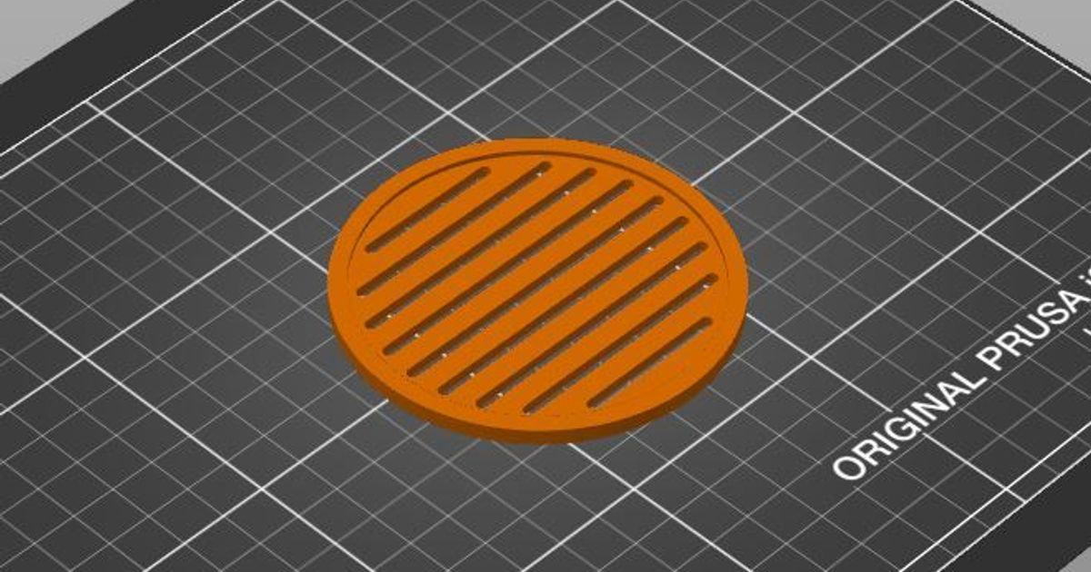 Simple Coaster by Cheesy_3D | Download free STL model | Printables.com