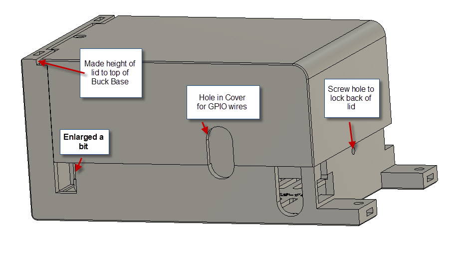 PrusaBox Enclosure - Enlarged Buck Converter box with WAGO holders ...