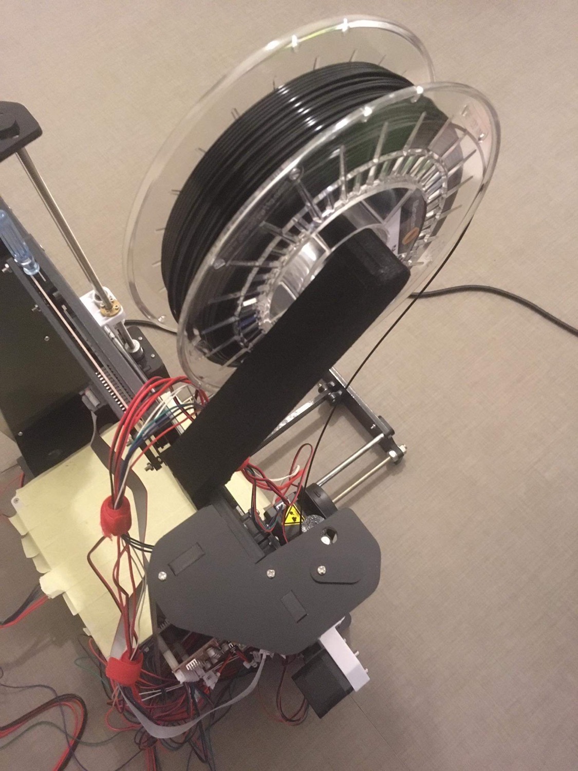 Anet A8 Spool Holder for Acrylic Frame by KubiV | Download free STL ...