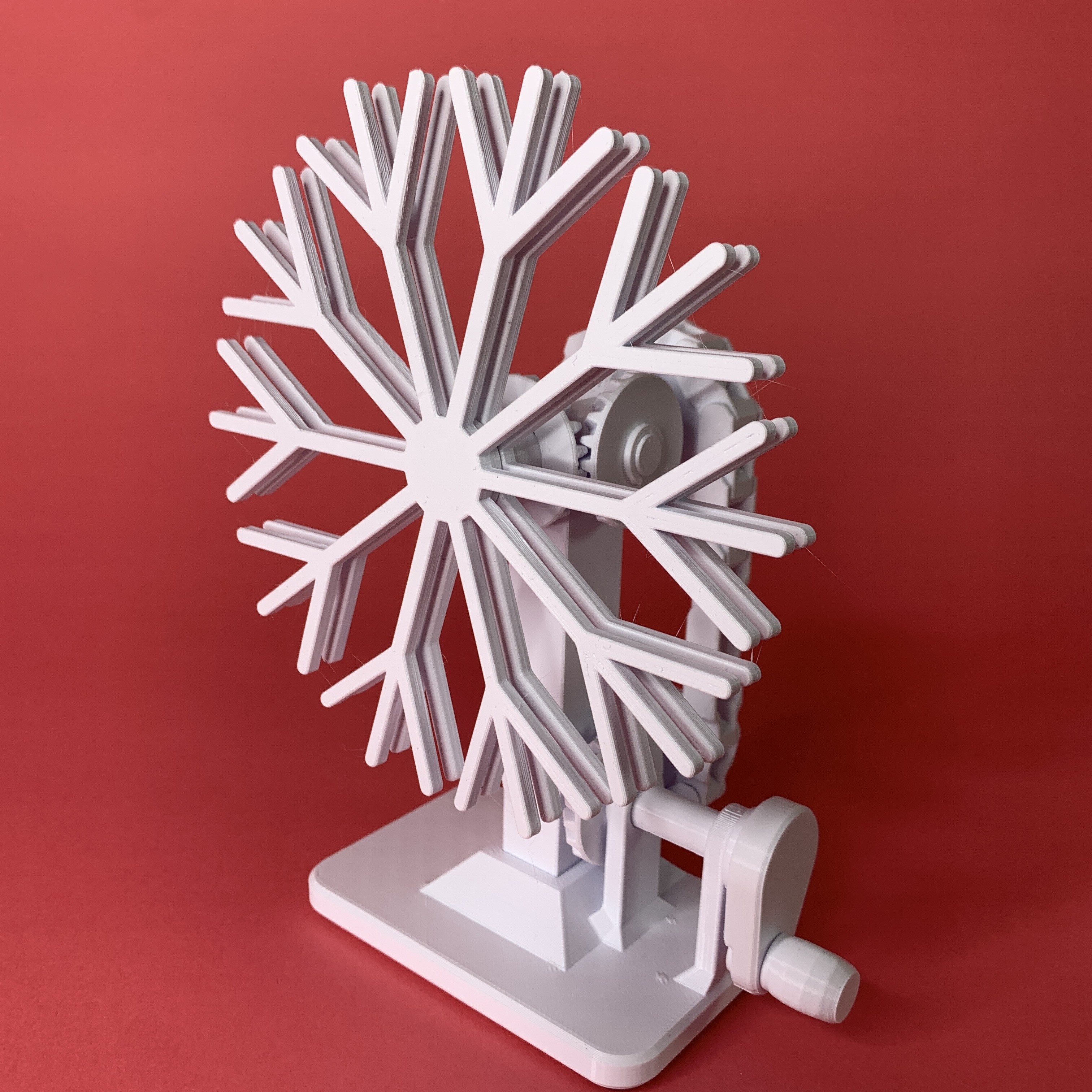 Trippy Snowflake Mechanical Sculpture par JBVCreative | Téléchargez ...