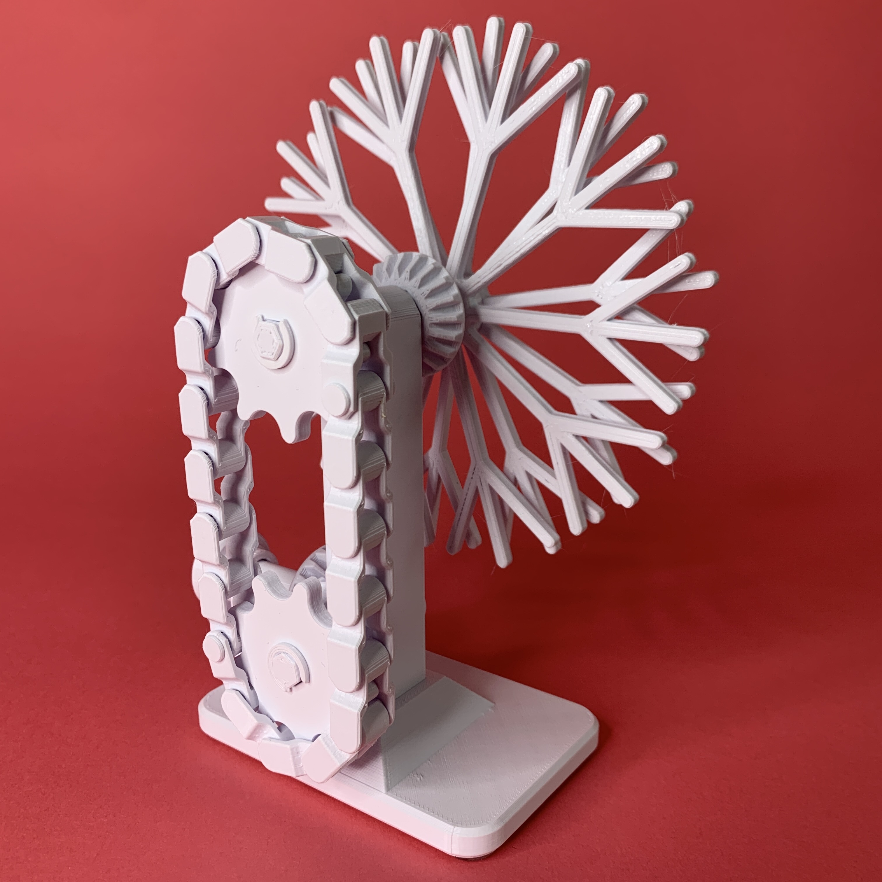 Trippy Snowflake Mechanical Sculpture par JBVCreative | Téléchargez ...