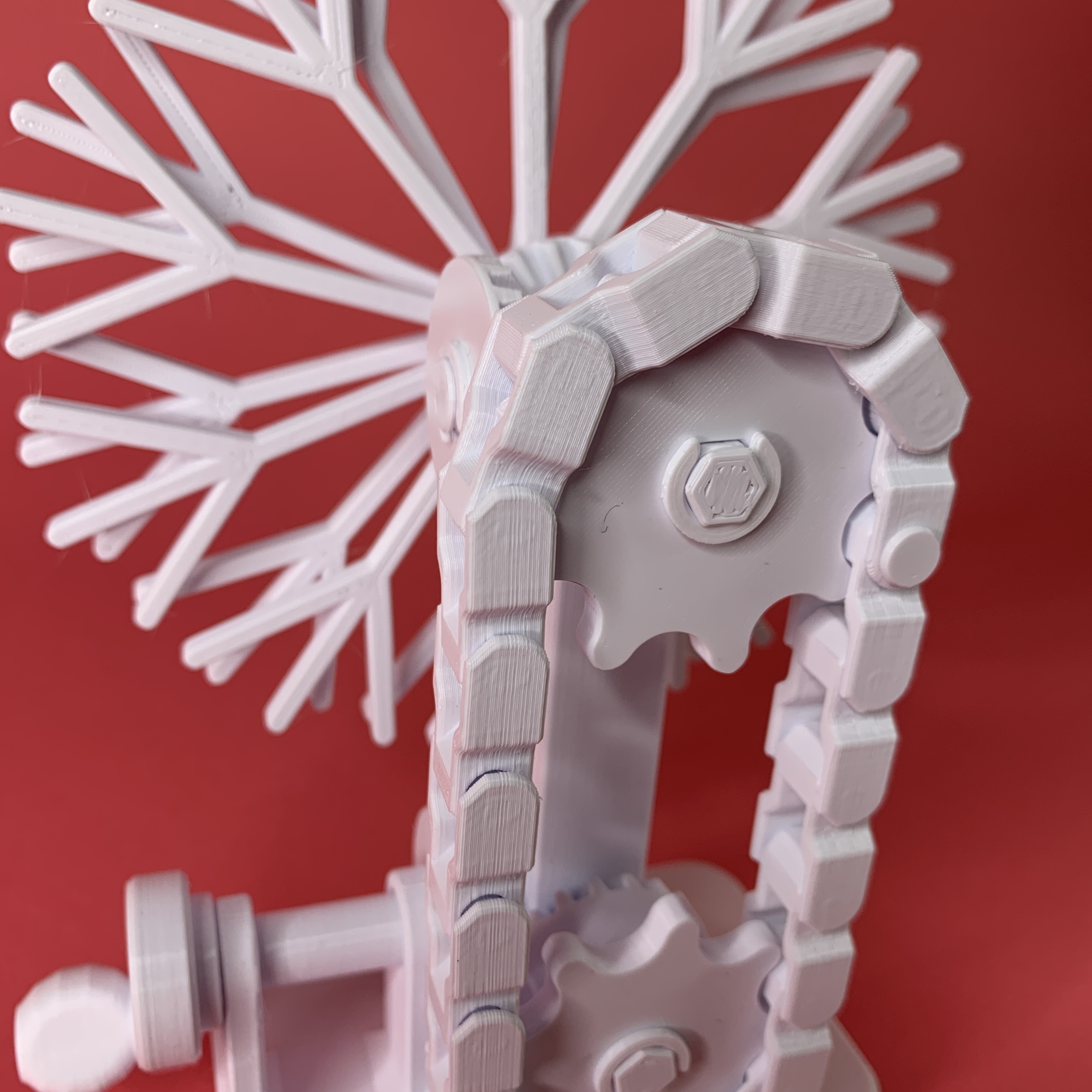 Trippy Snowflake Mechanical Sculpture par JBVCreative | Téléchargez ...
