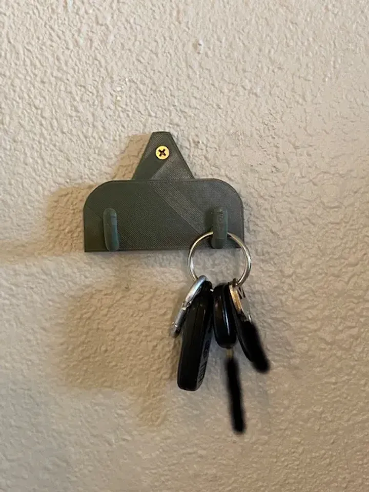 Dual Key Hook by akprinty | Download free STL model | Printables.com