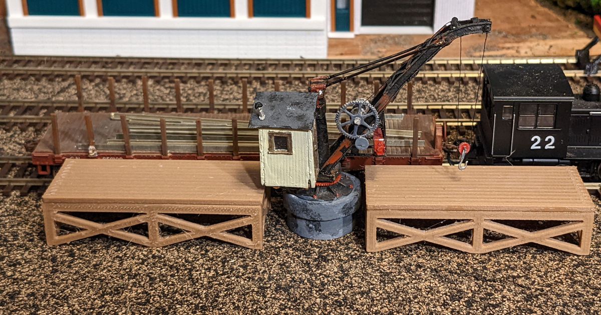 HO Simple Loading Platform by TimW | Download free STL model ...