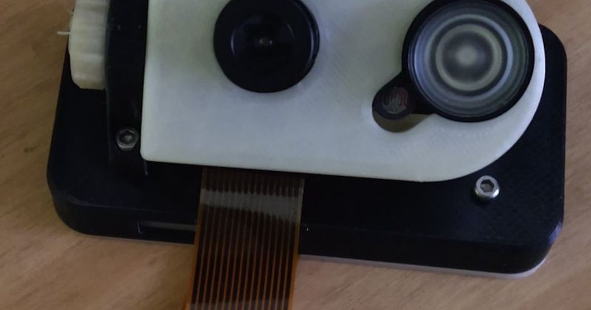 Pi Zero & Camera Case by MiniSumo | Download free STL model ...