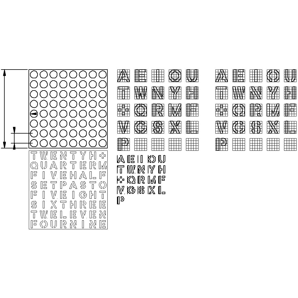 Word Clock Face by MiniSumo | Download free STL model | Printables.com