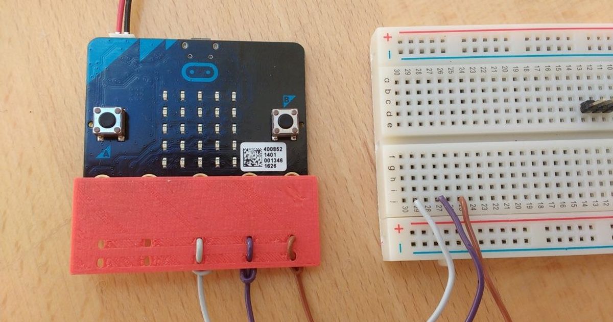 Micro:Bit Edge Connector by MiniSumo | Download free STL model ...