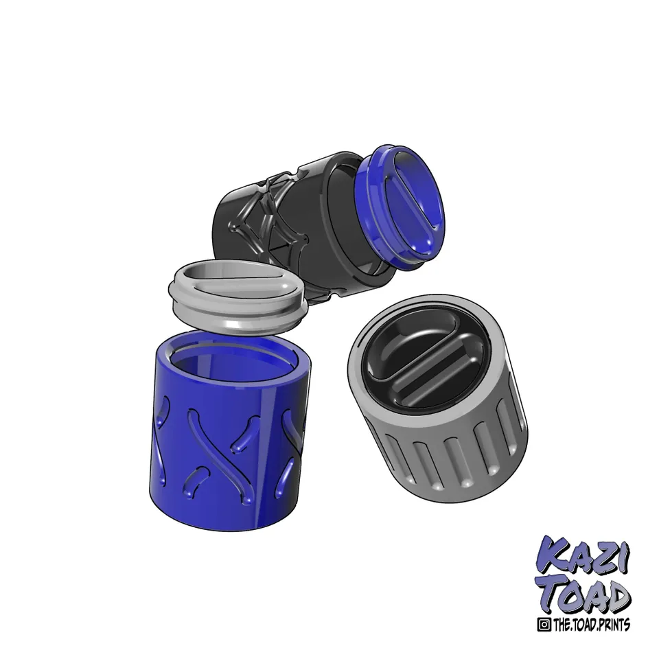 Small screw-top containers by Kazi Toad | Download free STL model ...