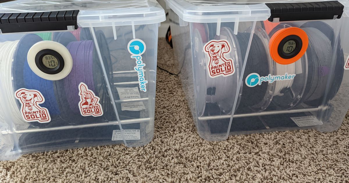 Filament Drybox by Rflewelling | Download free STL model | Printables.com