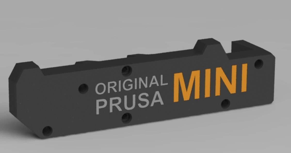 Prusa mini lettering by JVleugels | Download free STL model ...