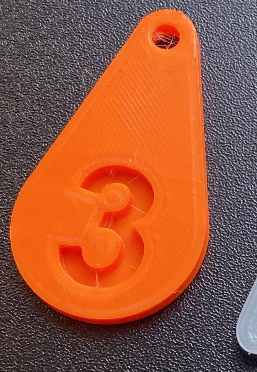 Numbered Key Tags 0-15 by PraetorianCZ | Download free STL model ...