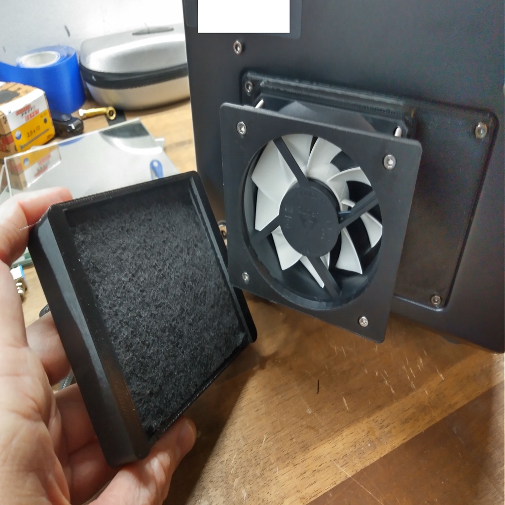 Anycubic Photon 80mm fan + funnel by Martin L. | Download free STL ...