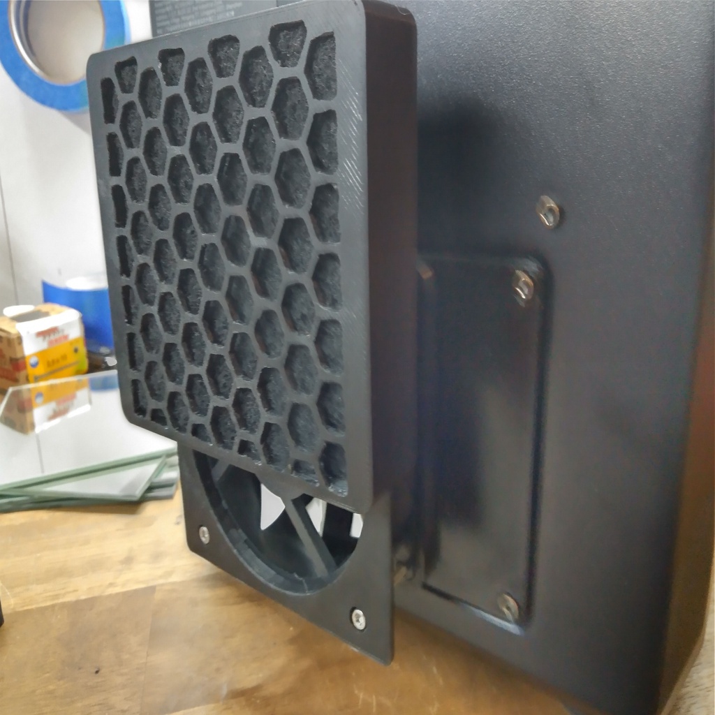 Anycubic Photon 80mm fan + funnel by Martin L. | Download free STL ...